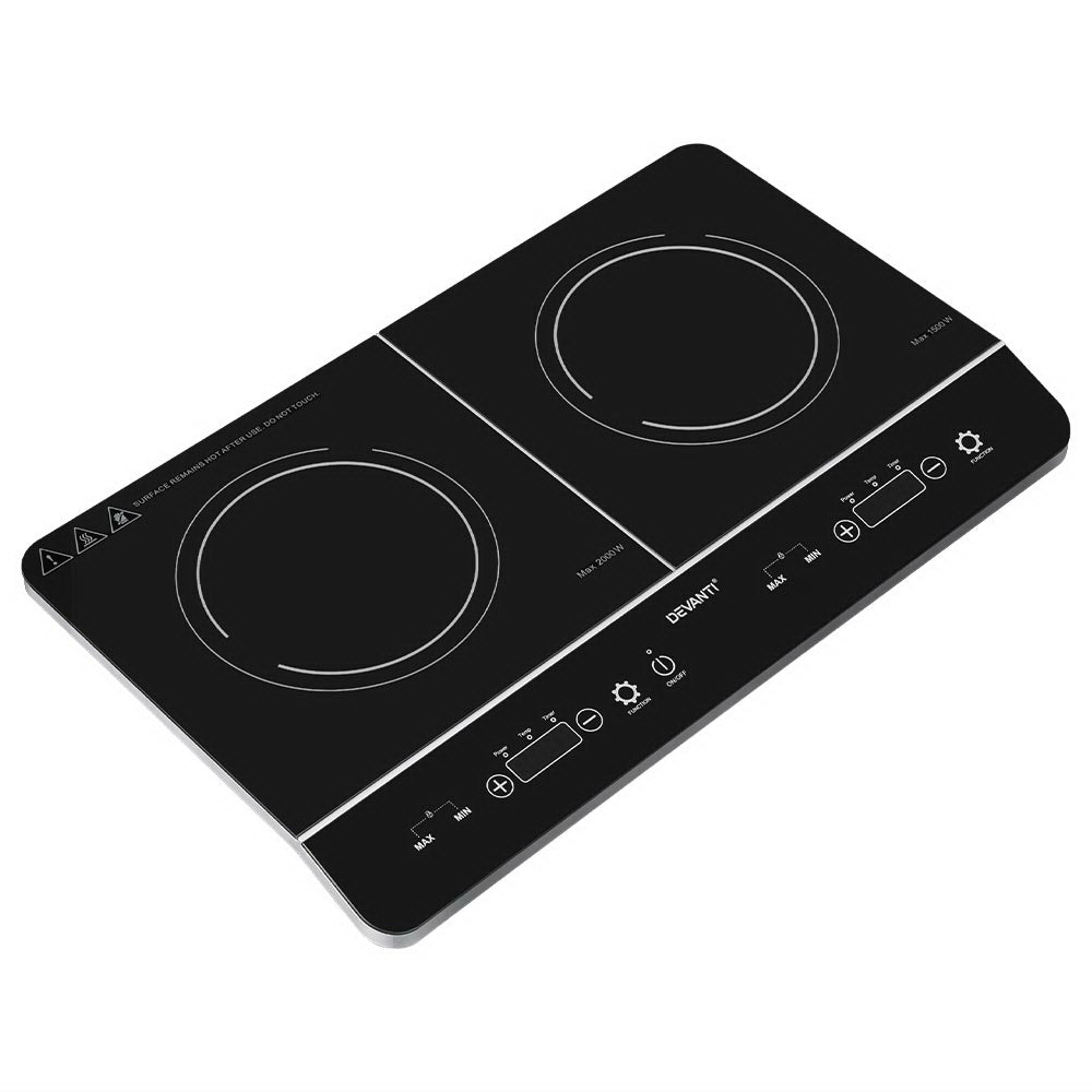 Buy the Devanti Electric Induction Cooktop 60cm Portable Kitchen ...