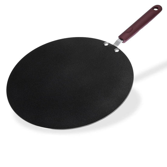 Buy the Mecora 32cm Nonstick Frying Indian Tava Dosa Chapati Pan Flat ...